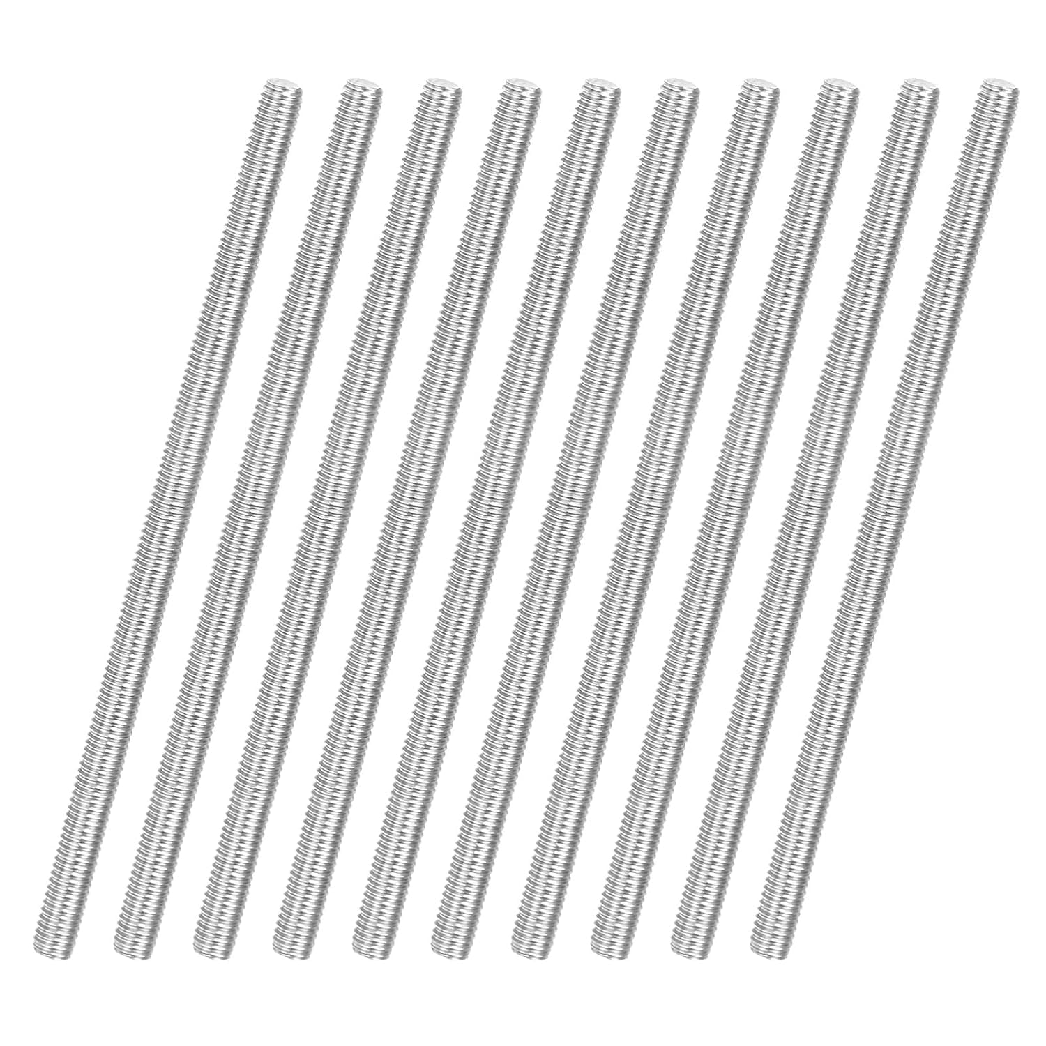 CERPXFF-10-Pack Fully Threaded Rod, M3x60mm 304 Stainless Steel Right ...