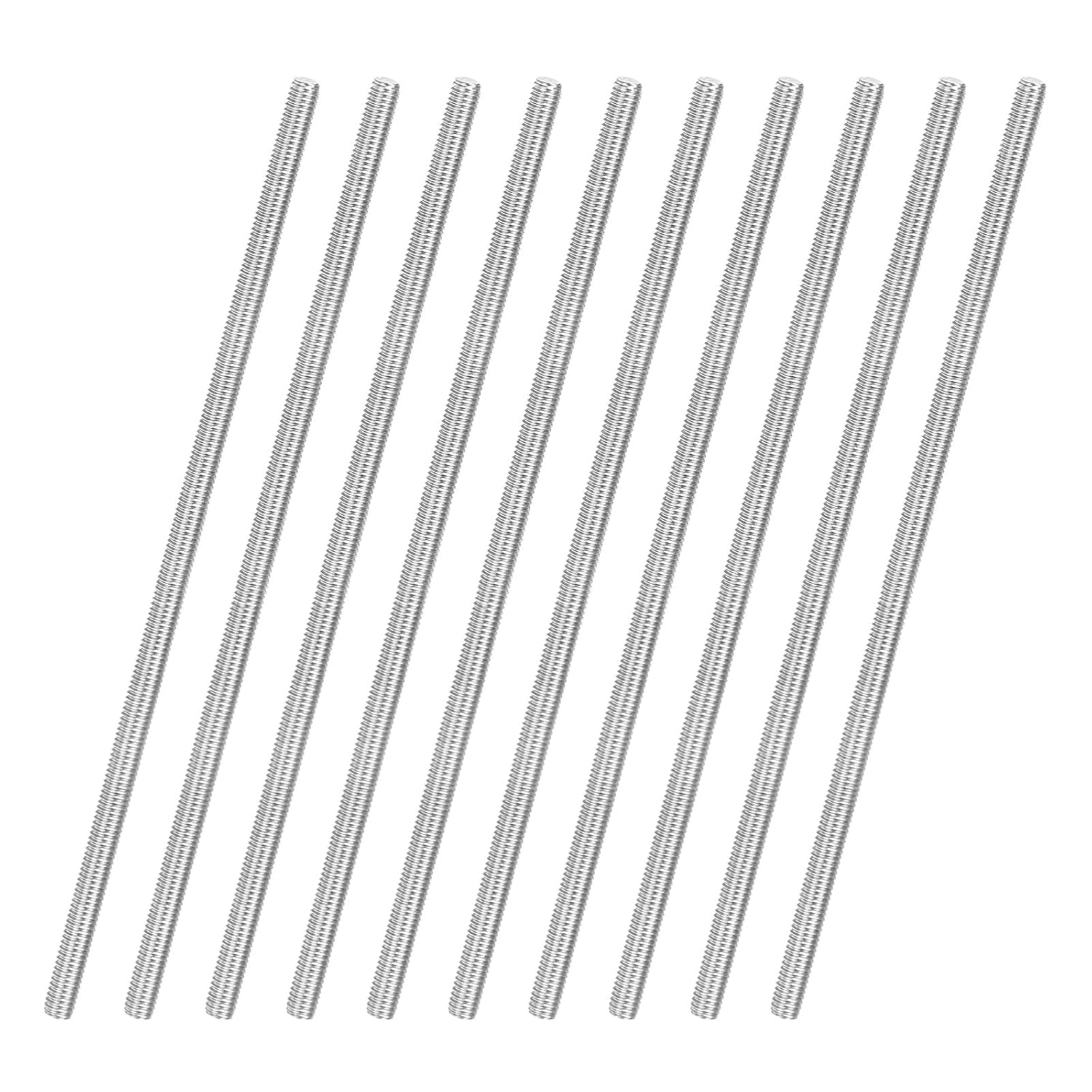 CERPXFF-10-Pack Fully Threaded Rod, M3x90mm 304 Stainless Steel Right ...