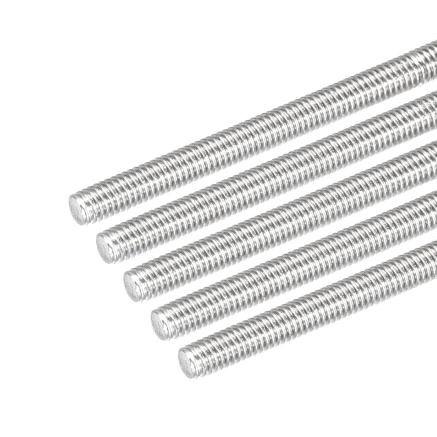 CERPXFF-10 Pack M3 x 120mm Fully Threaded Rod 304 Stainless Steel Right ...