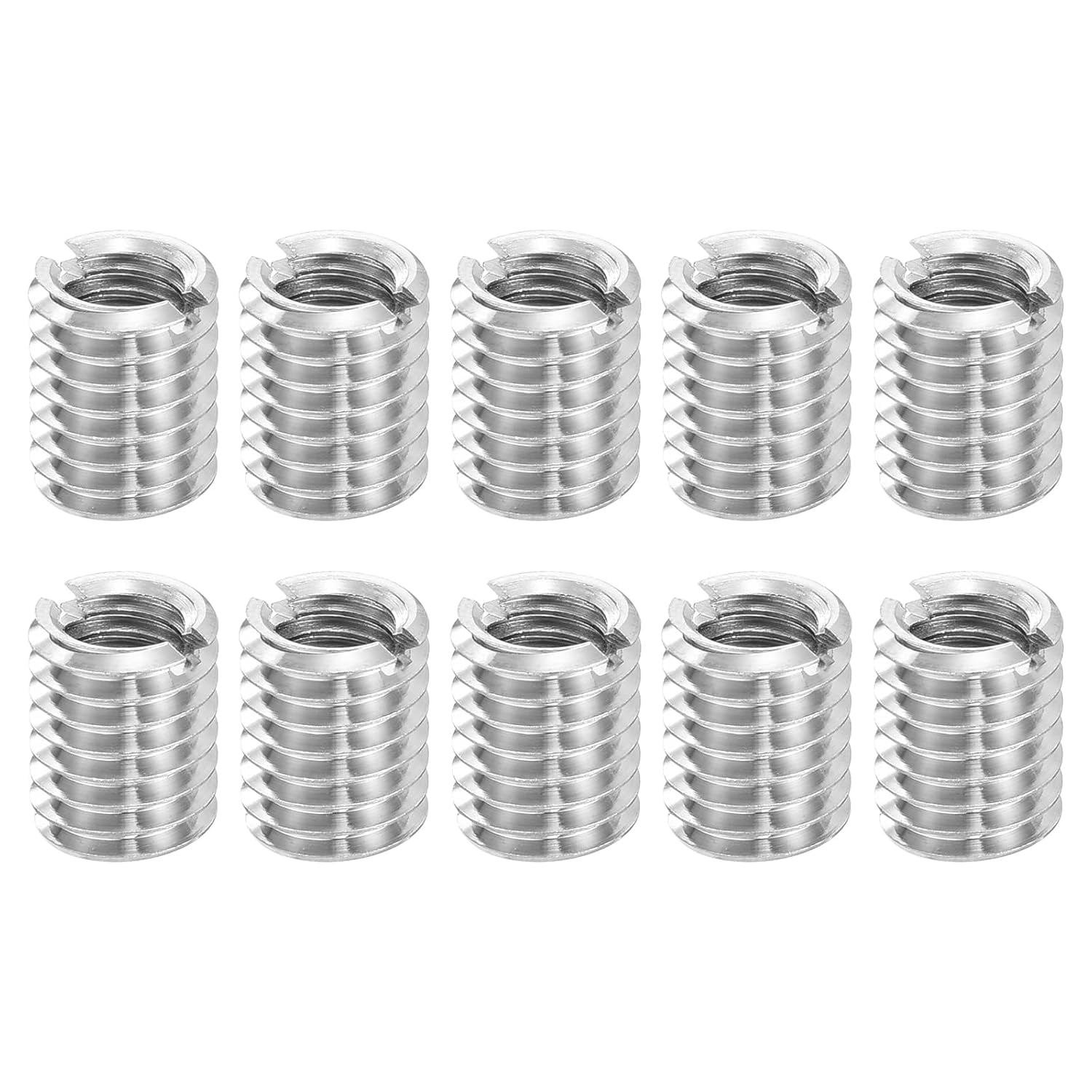 CERPXFF-10 Pcs M8x1.25 Male to M6x1 Female Stainless Steel Nut Screw ...