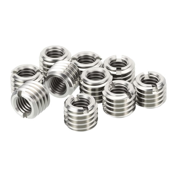 CERPXFF-10 Pcs Thread Adapter Sleeve Reducing Nut, M5 x 0.8 Male to M3 ...
