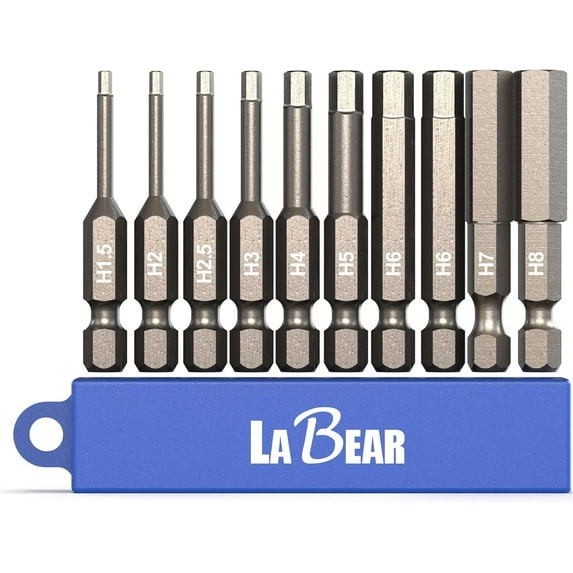 CERPXFF-- 10 Piece 2" S2 Steel Screwdriver Bits with 1/4" Quick Release ...