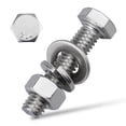 CERPXFF-(10 Sets) 5/16-18 x 1-1/2" Hex Bolt and Nut Kit, 304 Stainless ...