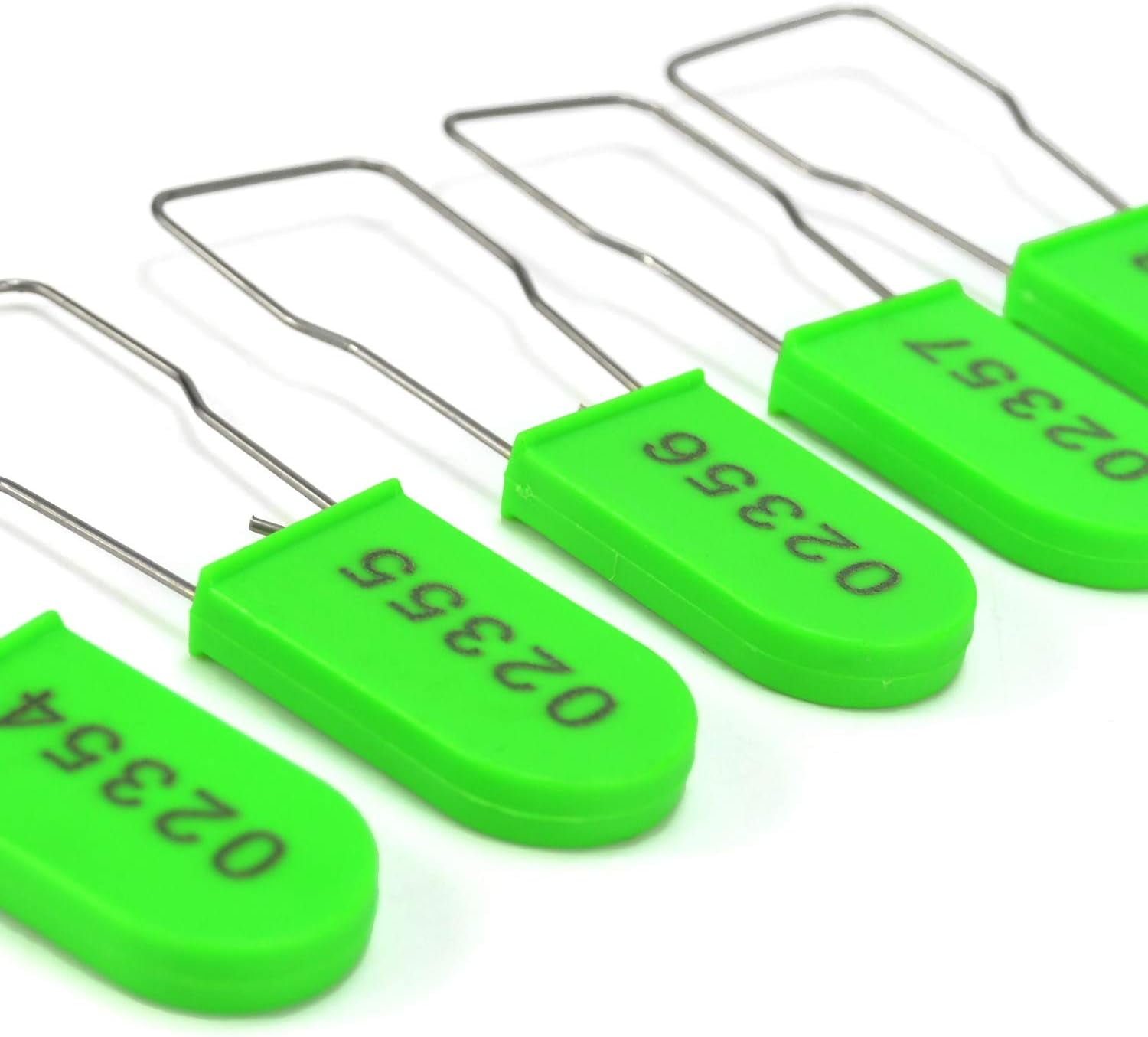 CERPXFF-100 PCS Plastic Wire Padlocks, Numbered Plastic Padlocks ...