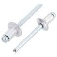 CERPXFF-100Pcs 1/4" x3/8" Aluminum Blind Rivets, Aluminum Grip and ...