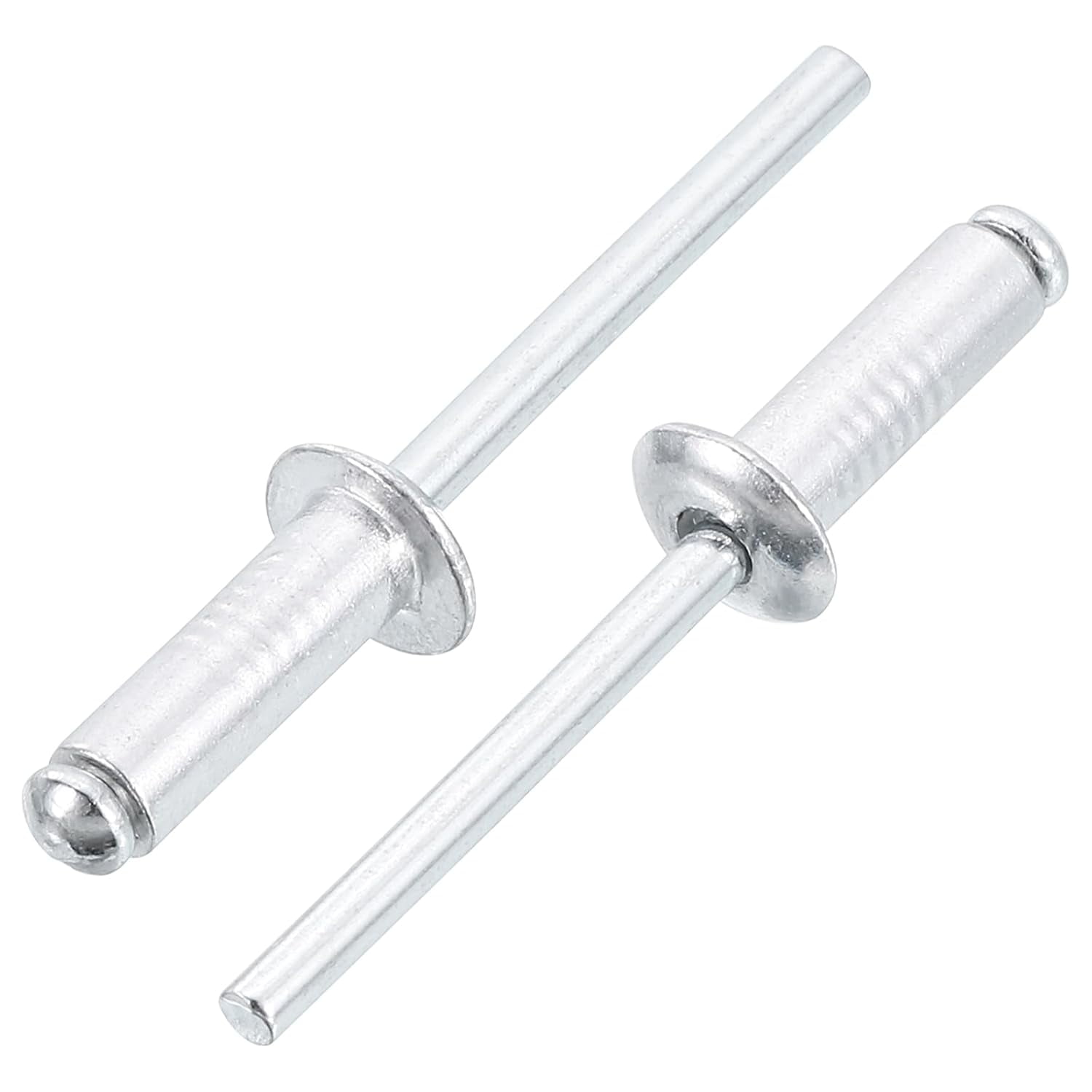 CERPXFF-100Pcs 3/16" x1/2" Aluminum Blind Rivets, Aluminum Grip and ...