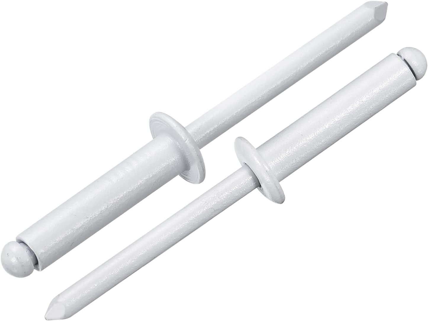 CERPXFF-100Pcs 3/16"x3/4" Round Head Blind Rivets, Zinc-Plated Carbon ...