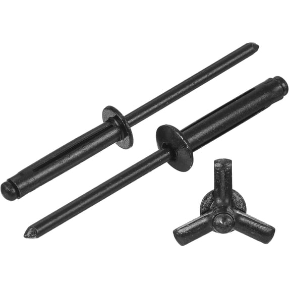 CERPXFF-100Pcs 5/32"x3/4" Aluminum Round Head Tri Grip Rivets, Tri Grip ...