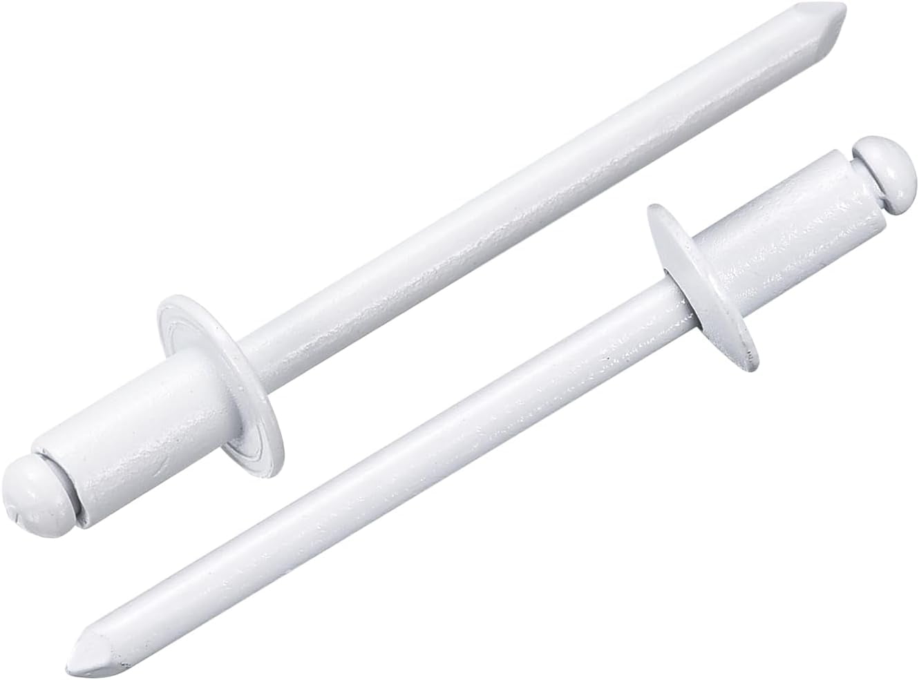 CERPXFF-100Pcs 5/32"x5/16" Round Head Blind Rivets, Zinc-Plated Carbon ...