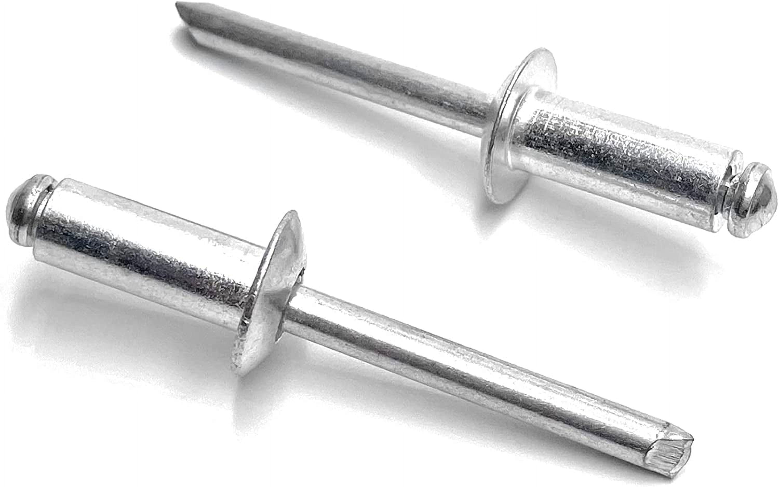CERPXFF-100pcs 1/4" x 5/8" Aluminum Blind Rivets, 6.4 x 16mm Pop Rivets ...