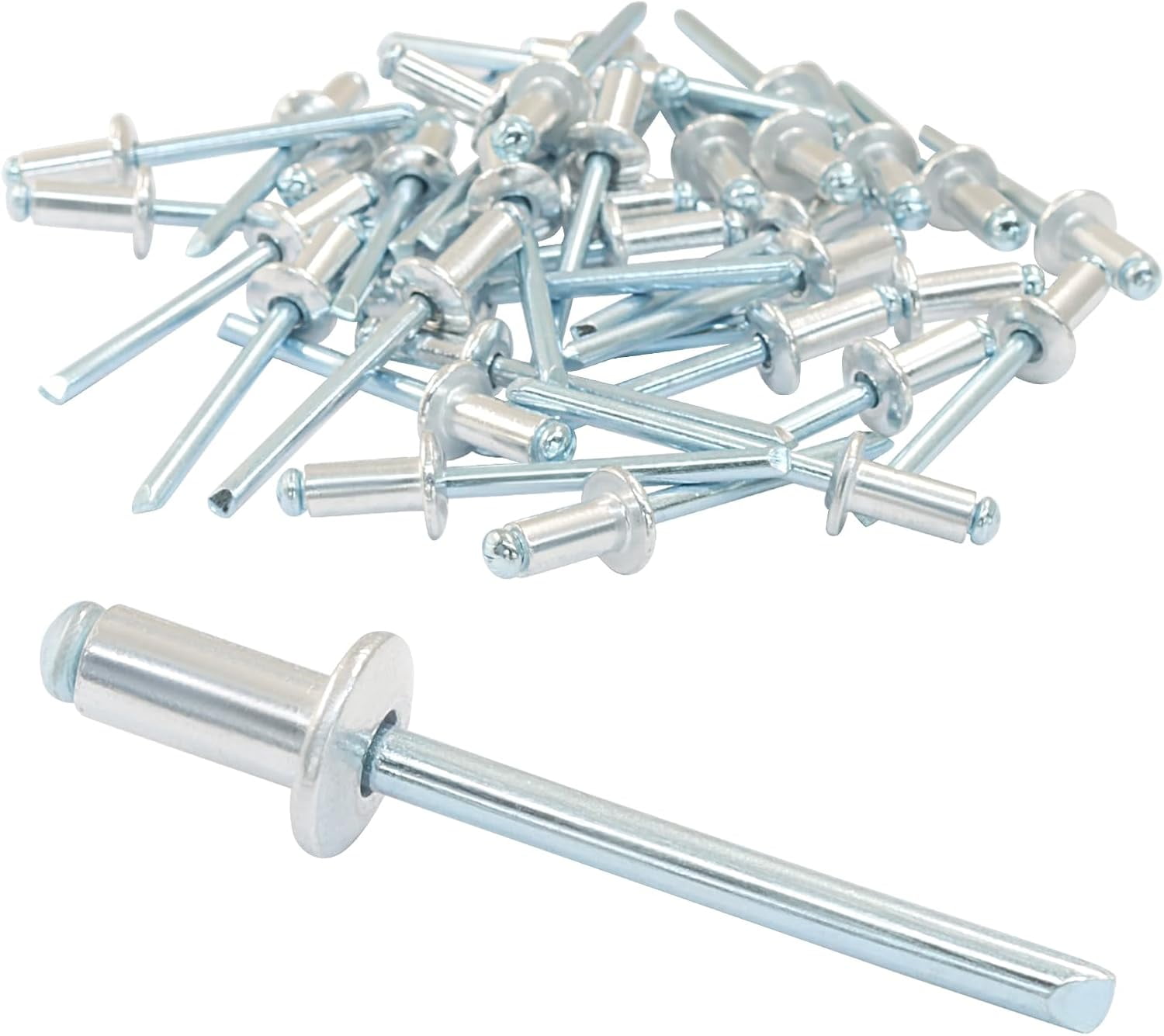 CERPXFF-100pcs 3/16 x 3/4 inch Aluminum Blind Rivets, Pop Rivets ...