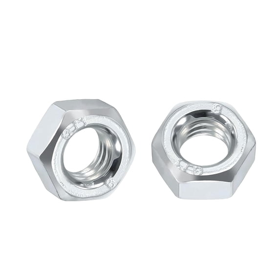 CERPXFF-100pcs Hex Nuts - [M6-1] Carbon Steel Grade 8 Hardware Nuts for ...