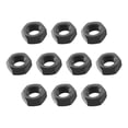 CERPXFF-10PCS M12-1.75 Black Hex Nuts, Carbon Steel Metric Coarse ...