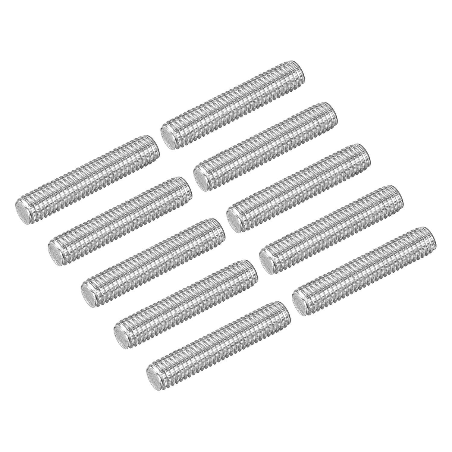CERPXFF-10Pcs M5-0.8x25mm Fully Threaded Rods, Threaded Rods Bar Studs ...