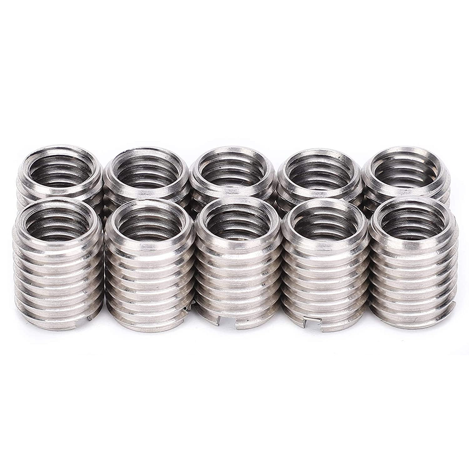 CERPXFF-10Pcs Threaded Insert M8 X 1.25 Female and M10 X 1.5 Male ...