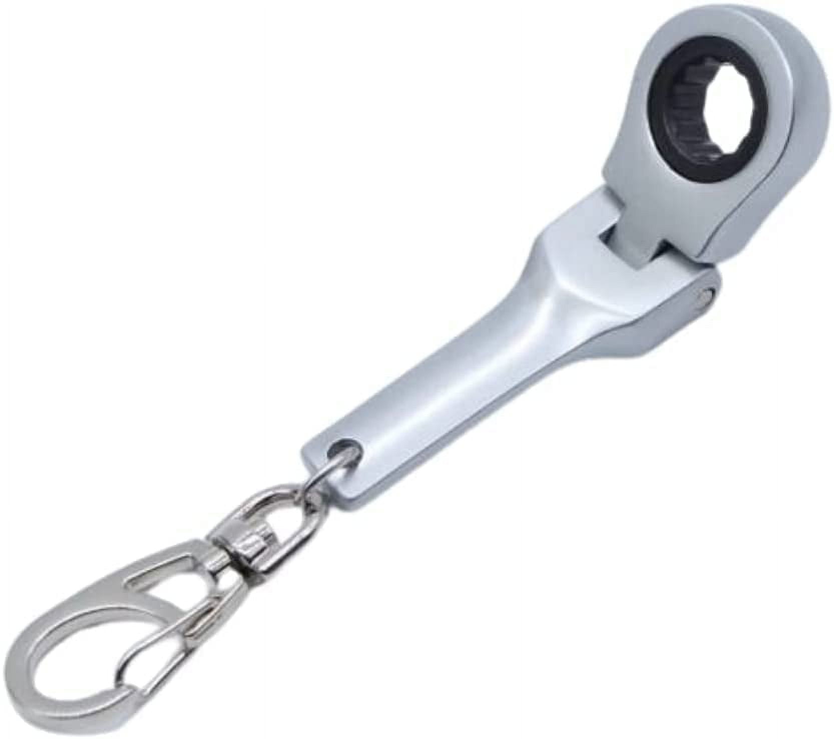 CERPXFF-10mm Ratchet Wrench Flex Head Keychain Key Ring - Walmart.com