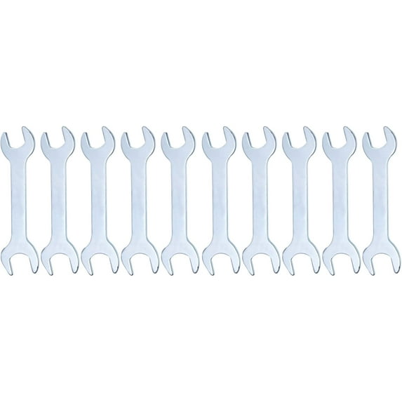 CERPXFF-10pcs Double Open End Thin Wrench 13mm x 17mm Metric Super Thin ...