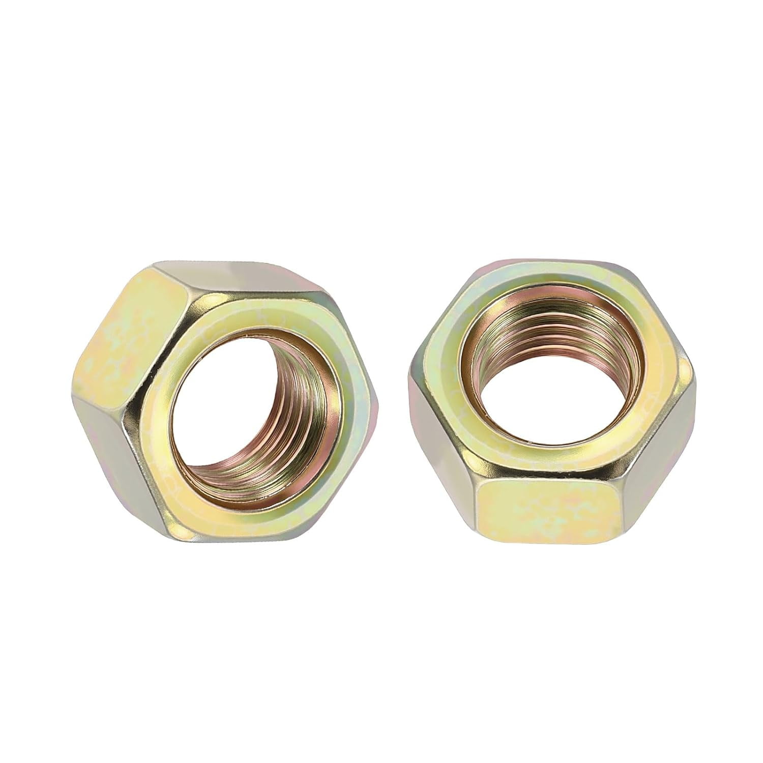 CERPXFF-10pcs Hex Nuts - [3/4"-10] Carbon Steel Grade 8 Hardware Nuts ...