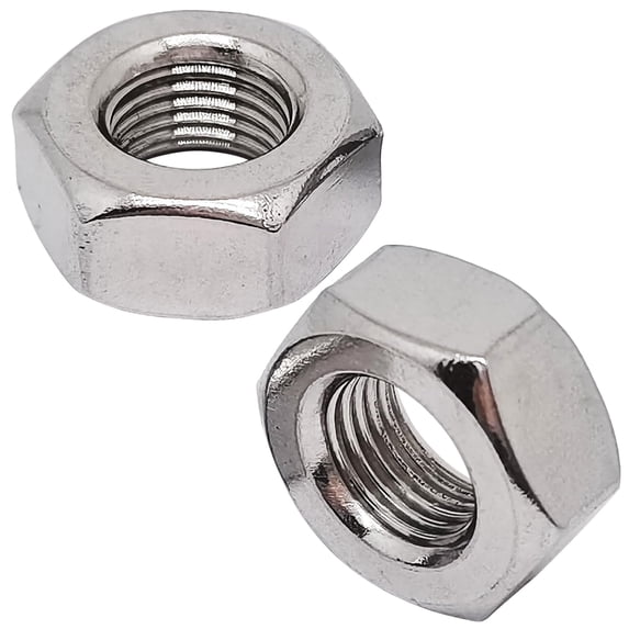 CERPXFF-10pcs M10x1.0mm 304 Stainless Steel Hexagon Metric Fine Thread ...