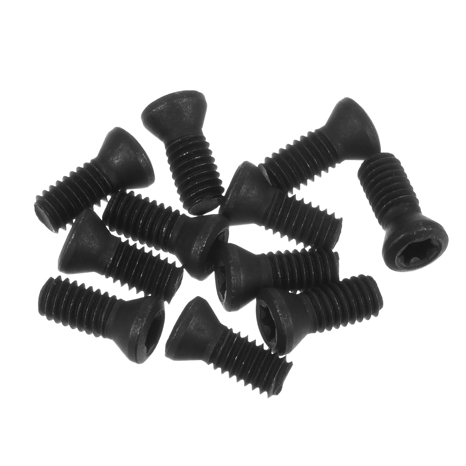 CERPXFF-10pcs Torx Screw M4x10mm 12.9 Grade Round Flat Head with T15 ...