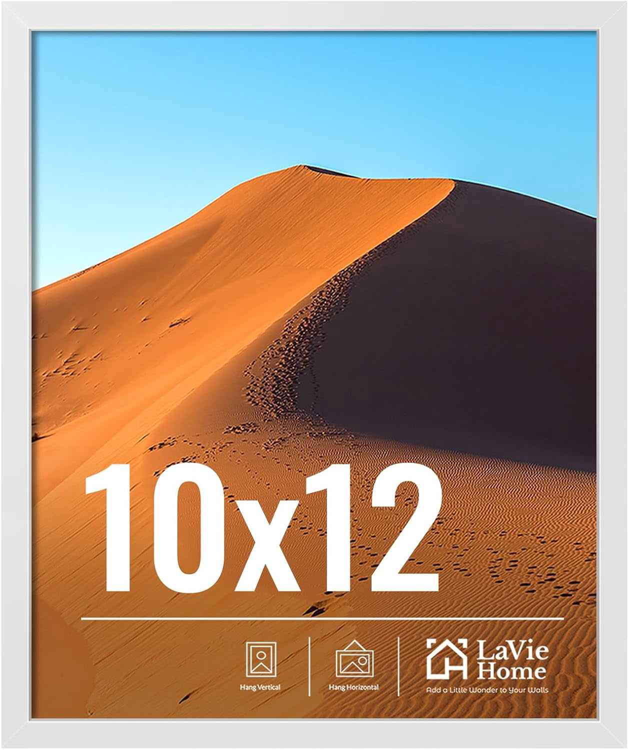 CERPXFF-10x12 Picture Frame for Wall Display, 10x12 White Picture Frame ...