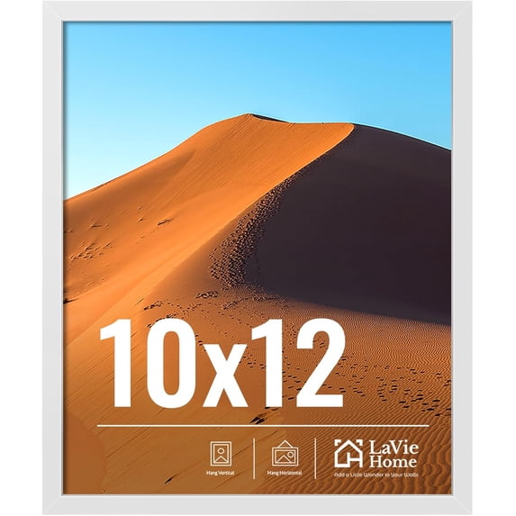 CERPXFF-10x12 Picture Frame for Wall Display, 10x12 White Picture Frame ...
