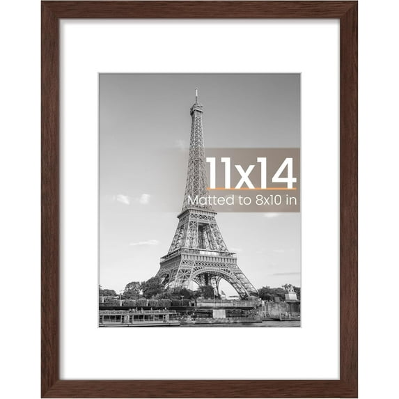 CERPXFF-11x14 Picture Frame, Display Pictures 8x10 with Mat or 11 x 14 ...
