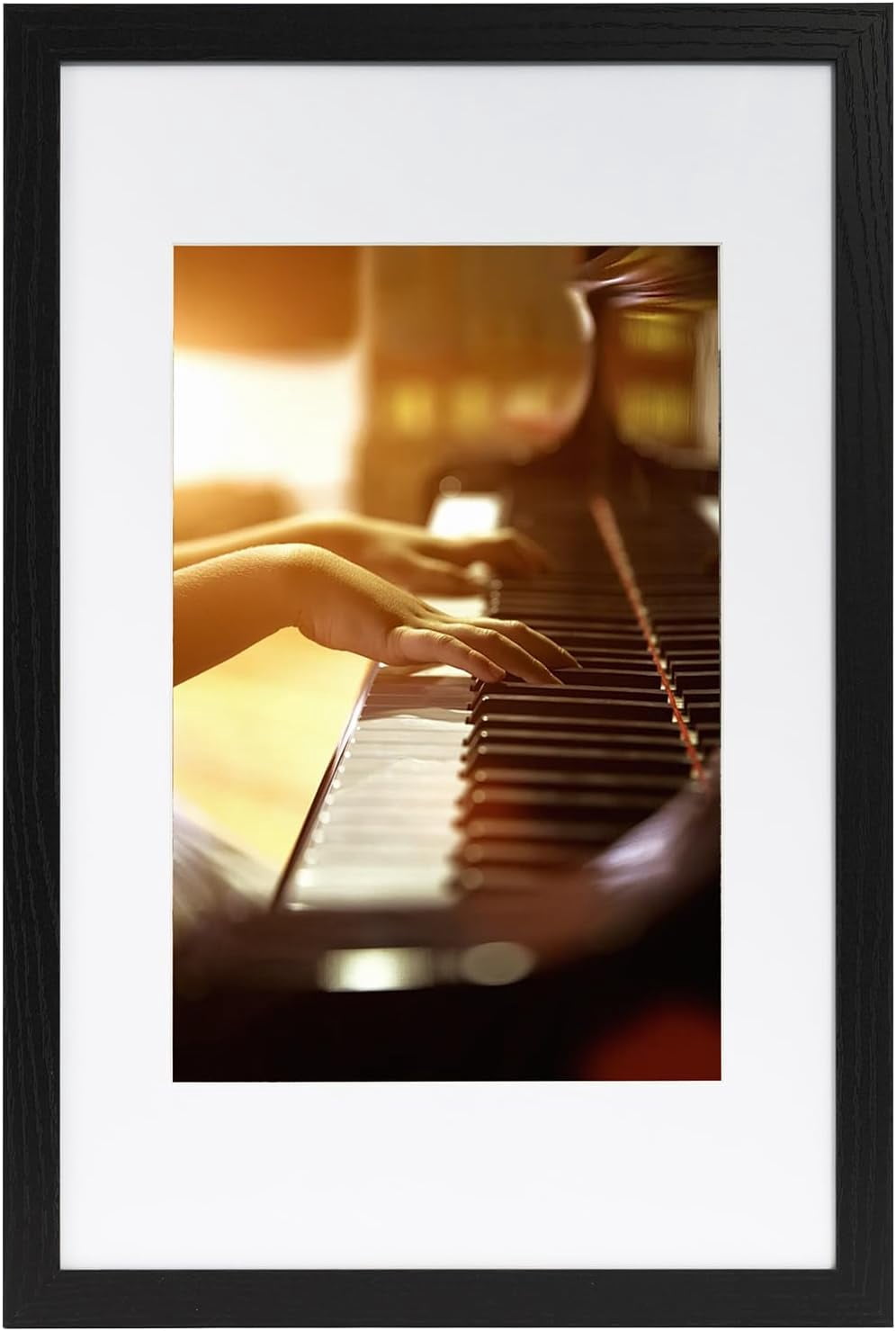 CERPXFF-11x17 Picture Frame, Photo Frame Display 8x12 Pictures with Mat ...