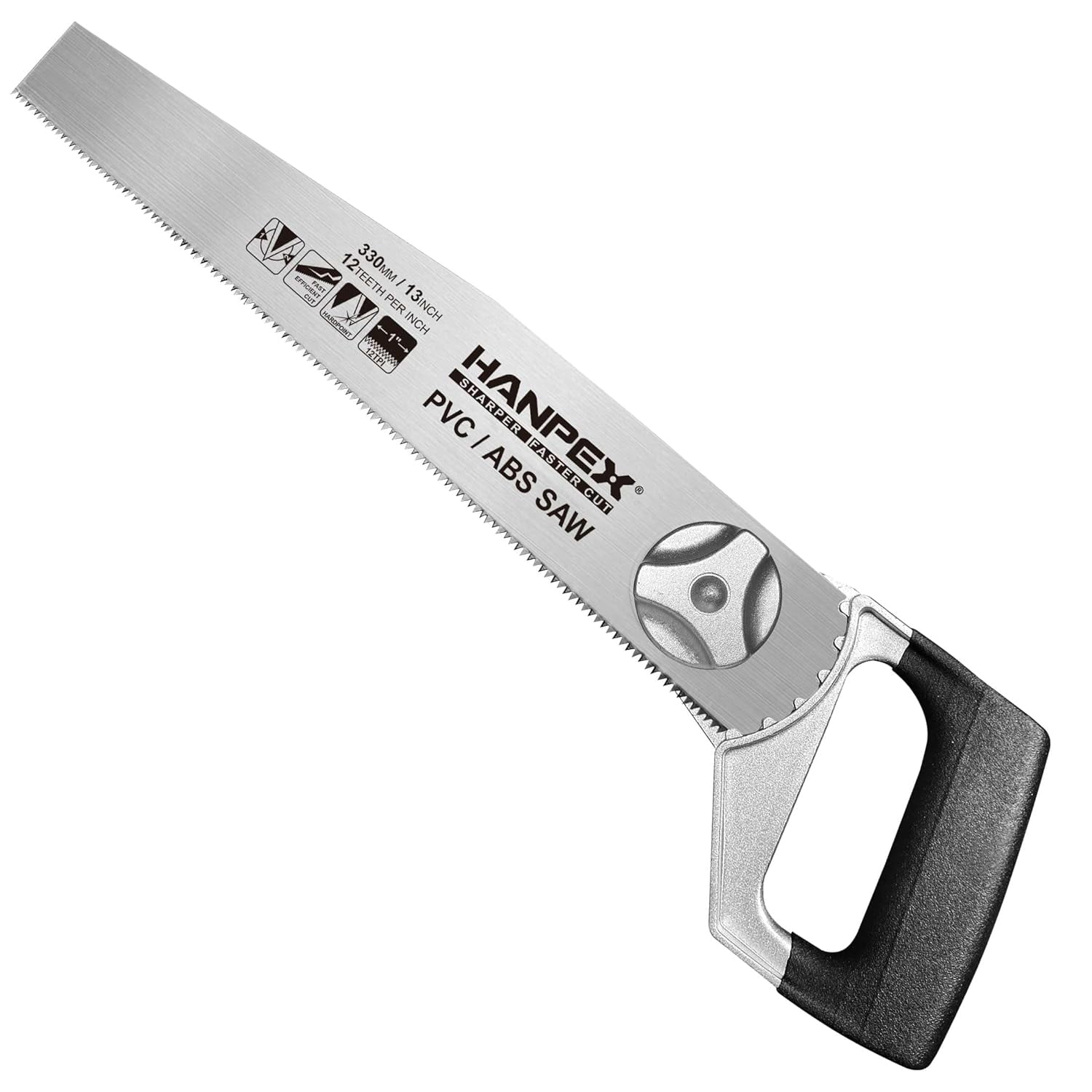 CERPXFF-13-Inch Heavy Duty Pipe Saw - Adjustable Angle Hand Saw for PVC ...