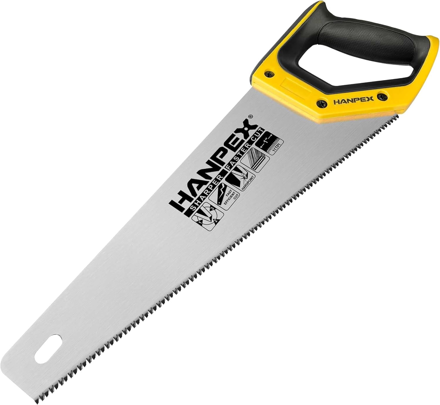 CERPXFF-14" Pro Hand Saw, 11 TPI Fine-Cut Handsaw - Sharp Manual Saw ...