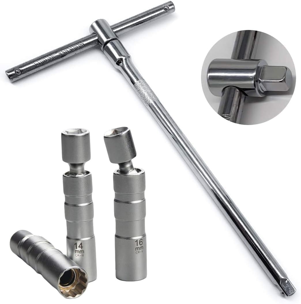 CERPXFF-14MM & 16MM Swivel Extension Spark Plug Socket Thin Wall ...