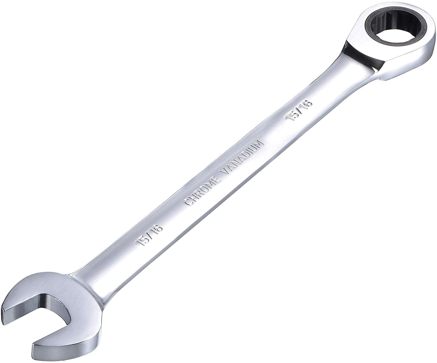 CERPXFF-15/16 Inch Ratcheting Combination Wrench SAE 72 Teeth 12 Point ...