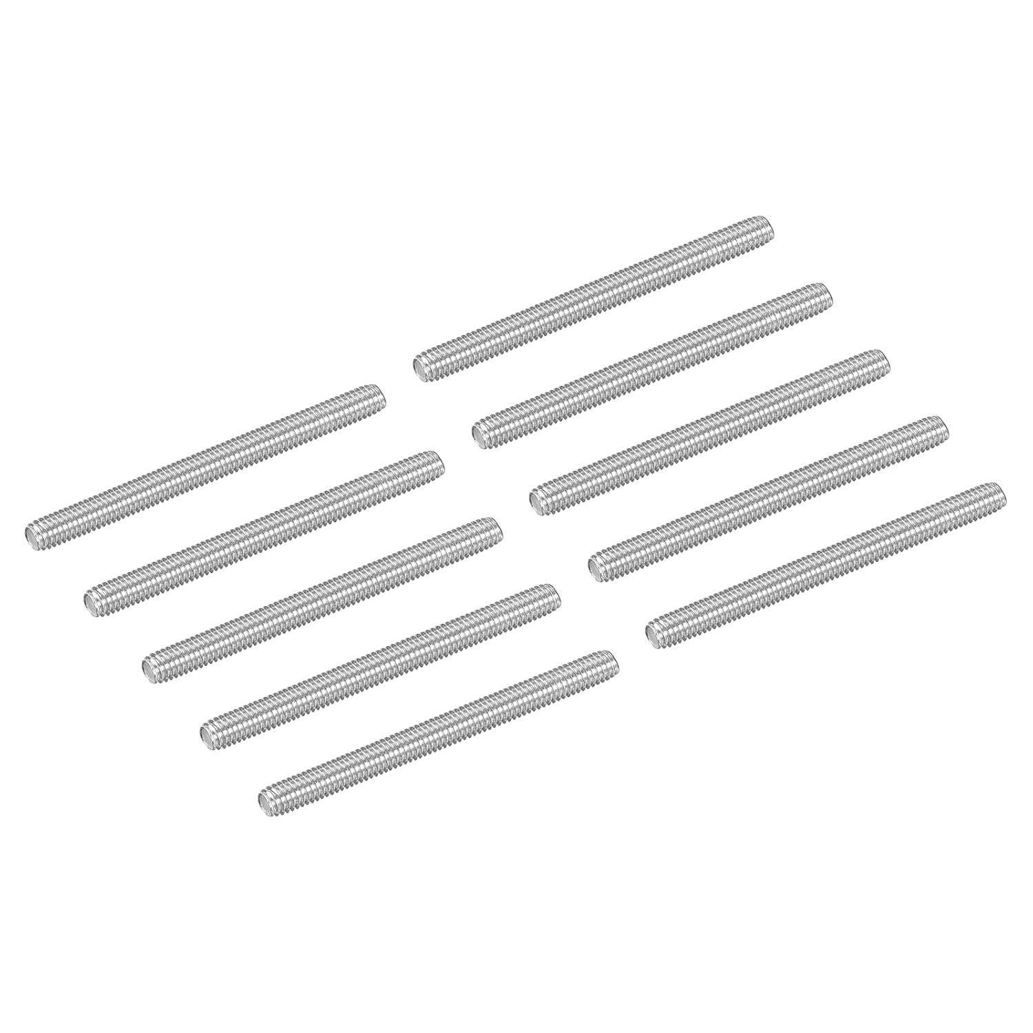 CERPXFF-15Pcs M4-0.7x50mm Fully Threaded Rods, Threaded Rods Bar Studs ...