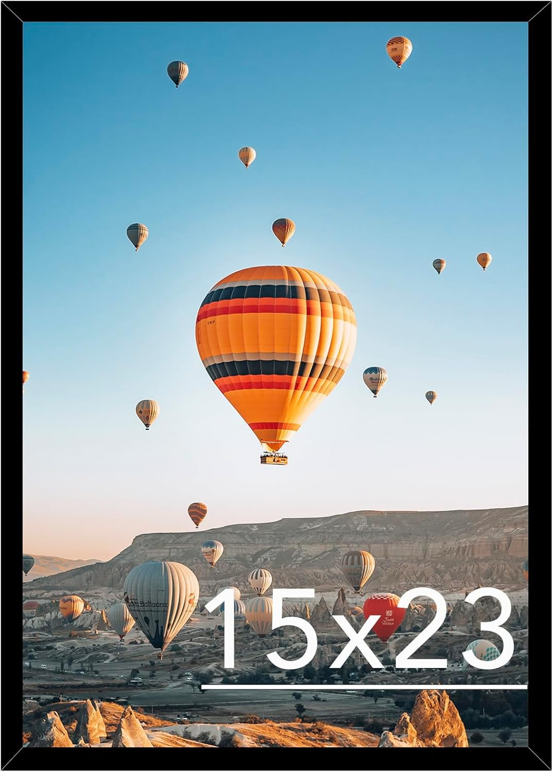CERPXFF-15x23 Picture Frame Black for Photo and Poster, Horizontal and ...