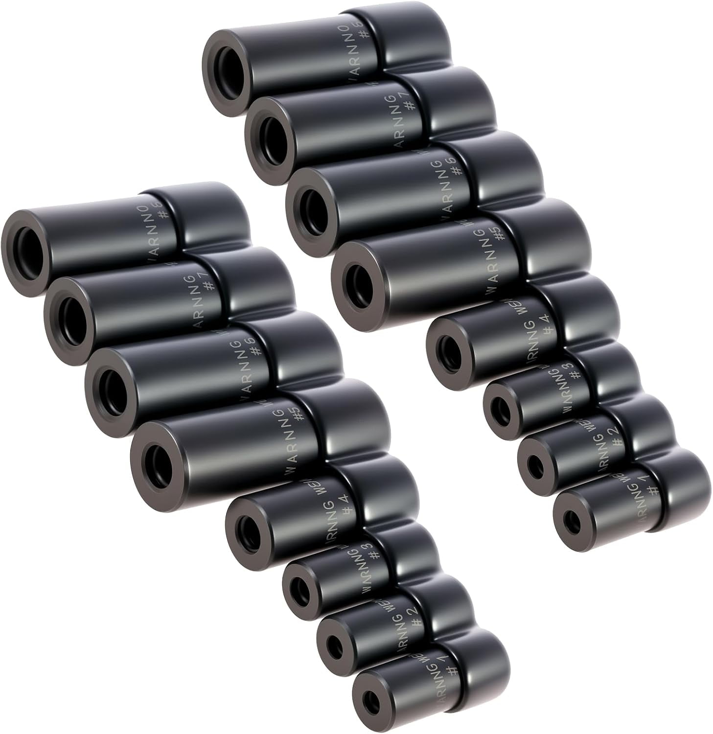 CERPXFF-16Pcs Tap Socket Set 1/4 Inch and 3/8 Inch Drive Tap Holder ...