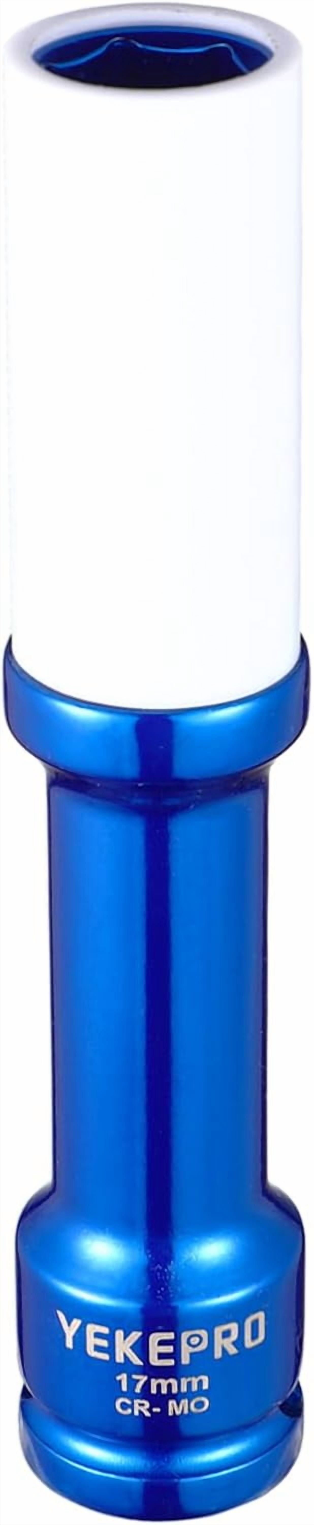 CERPXFF-17mm 6" Extra-long Thin Wall Wheel Protector Impact Deep Socket ...