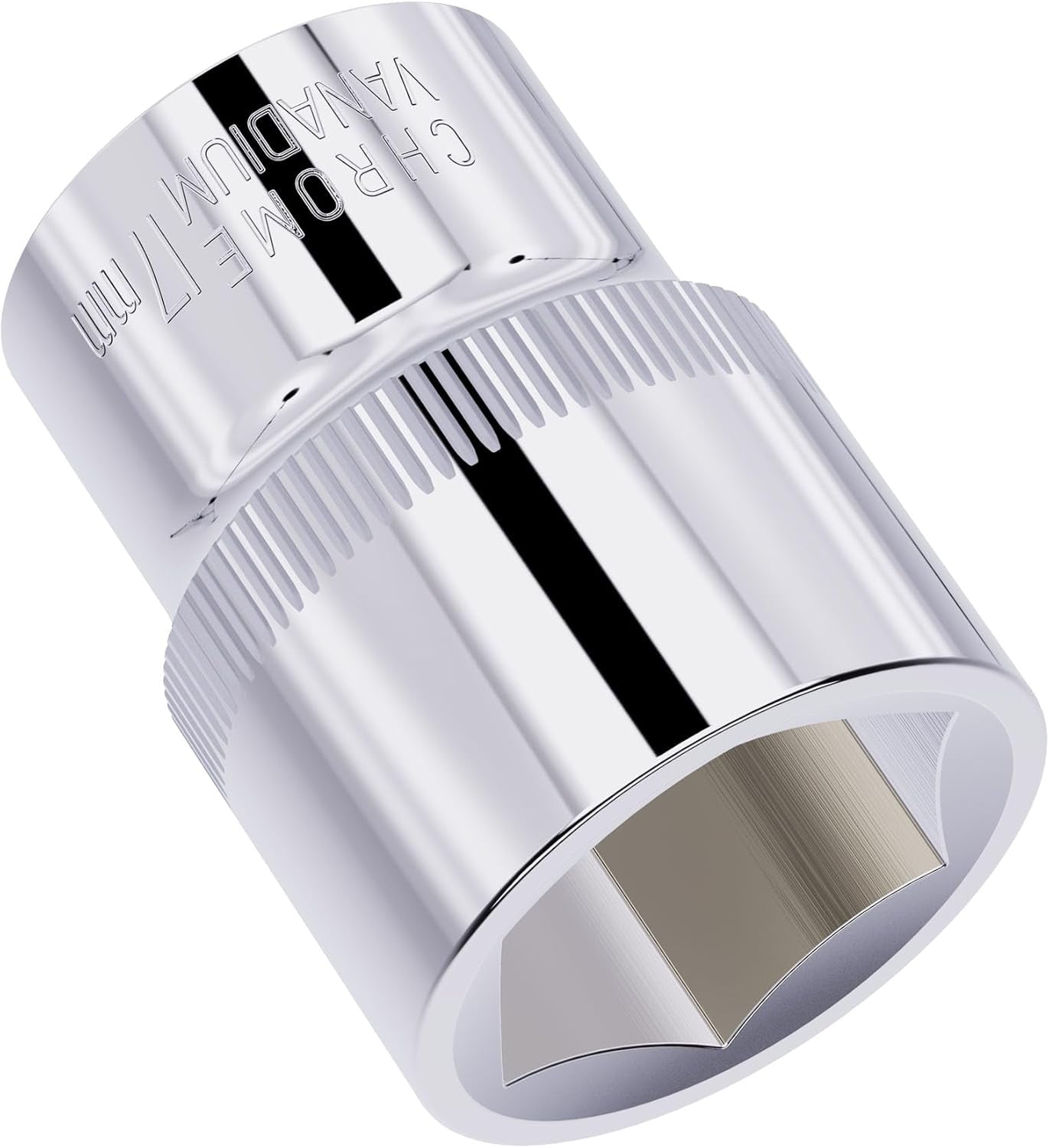 CERPXFF-17mm Shallow Socket, 3/8 Inch Drive, 6-Point, Metric, Heat ...