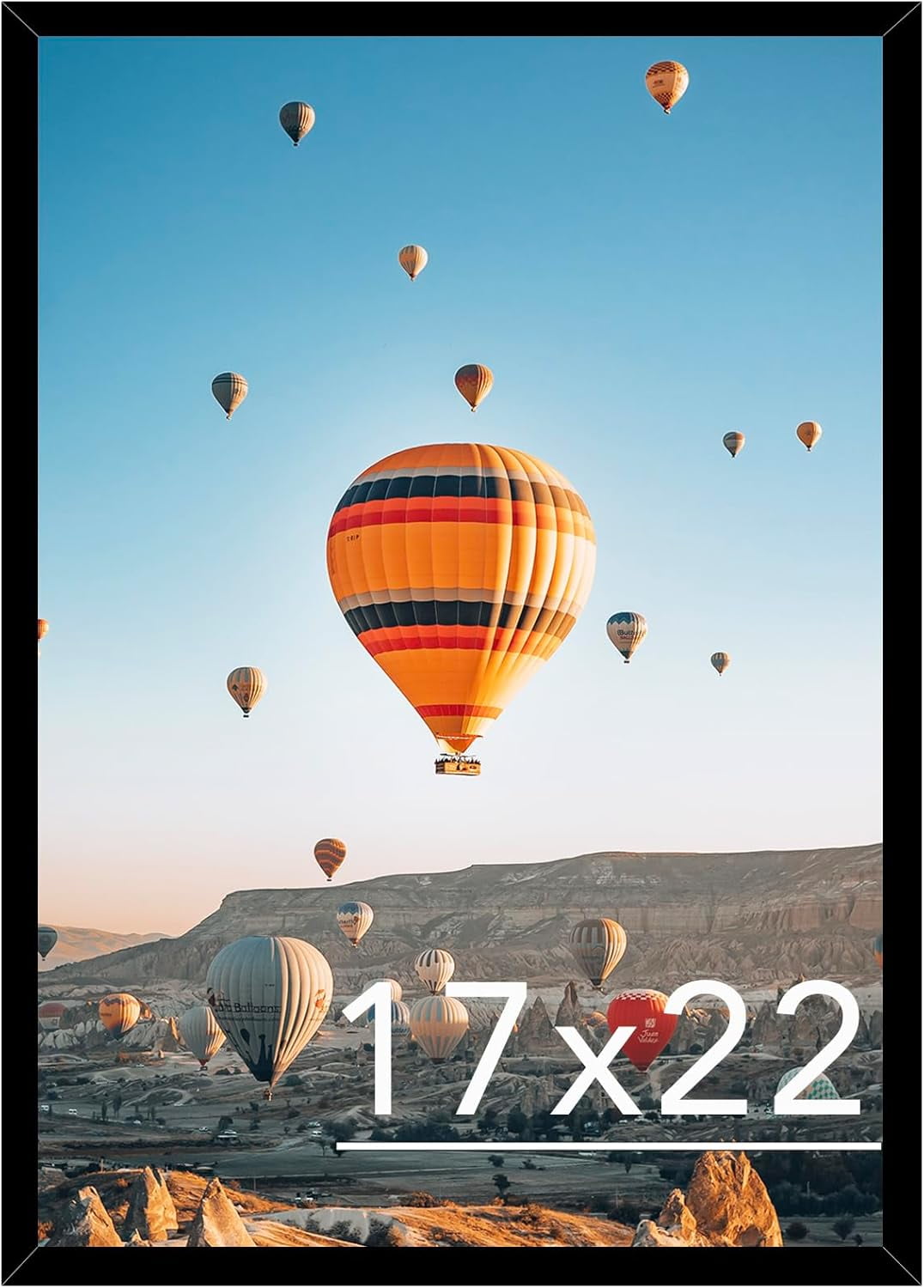 CERPXFF-17x22 Picture Frame Black for Poster Photo Picture, Horizontal ...