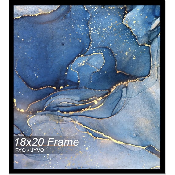 CERPXFF-18x20 Picture Frame, Black Frame for 18 x 20 Inch Picture ...