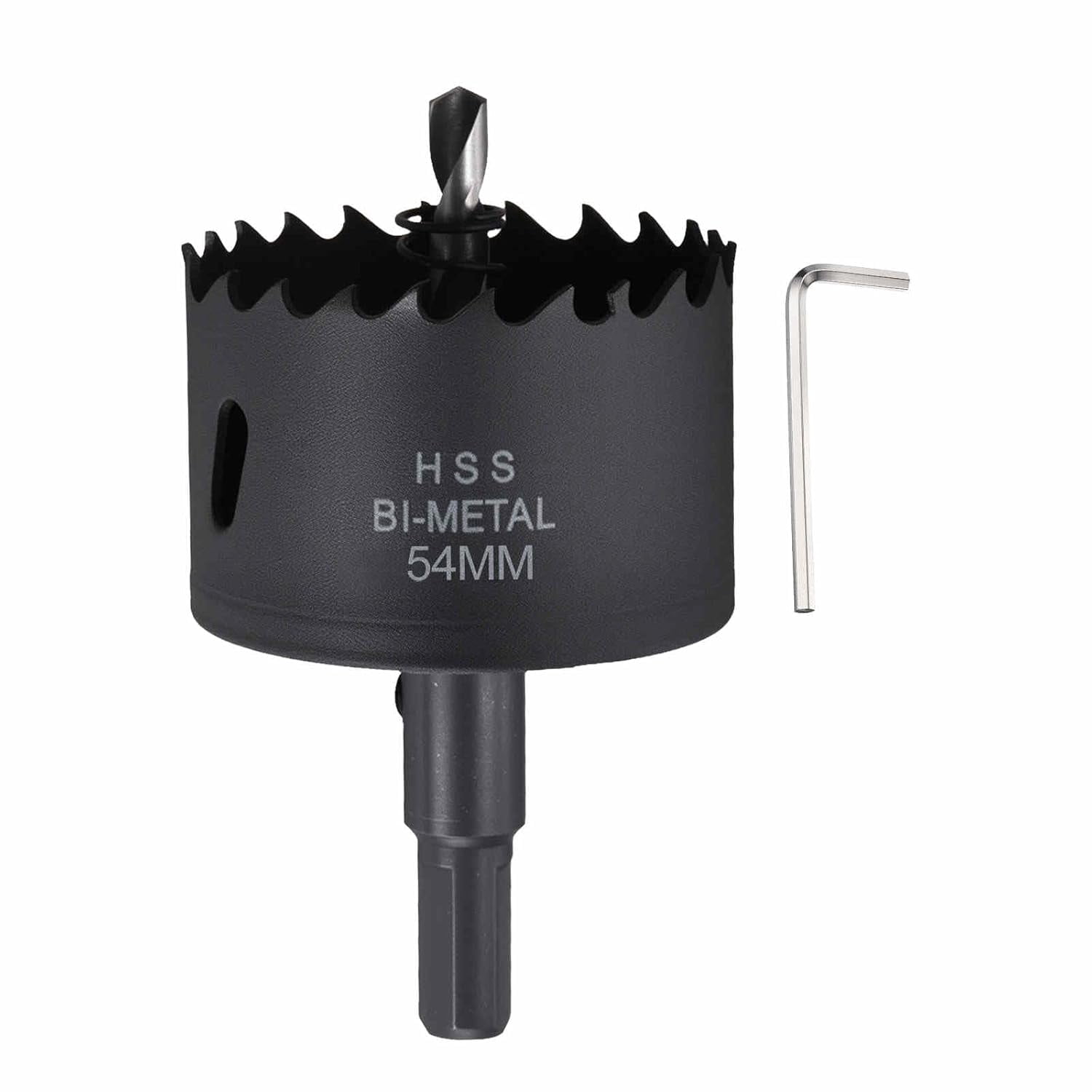 CERPXFF-2-1/8"(54mm) Hole Saw, M42 Bi-Metal Hex Shank Hole Cutters ...