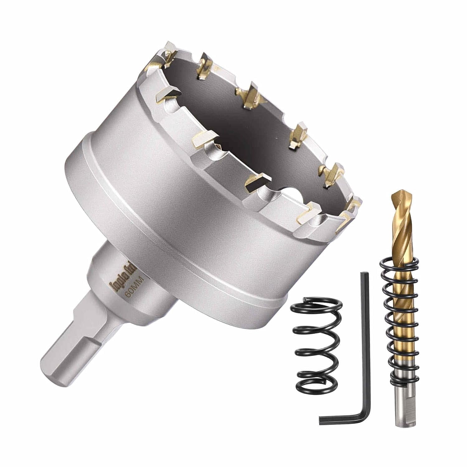 CERPXFF-2-3/8" Tungsten Carbide Hole Saw - 60mm Hole Cutter - Good for ...