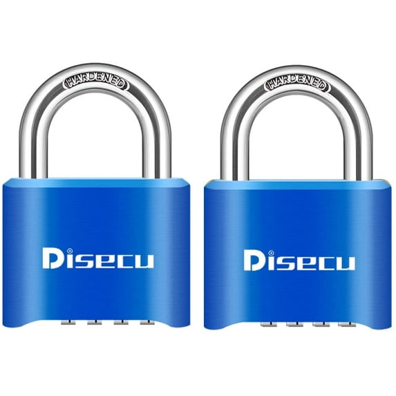 CERPXFF-2 Pack 4 Digit Combination Lock, Heavy Duty Outdoor Waterproof ...