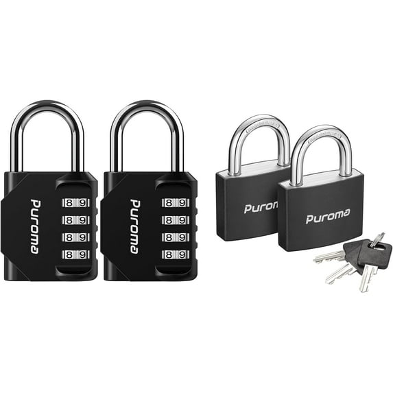 CERPXFF-2 Pack Combination Code Lock 4 Digit Locker Lock Outdoor use ...