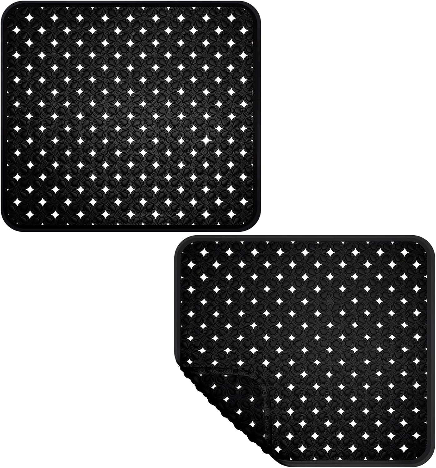 CERPXFF-2 Pack Kitchen Sink Mat Plastic Protect Mat PVC Eco-friendly ...