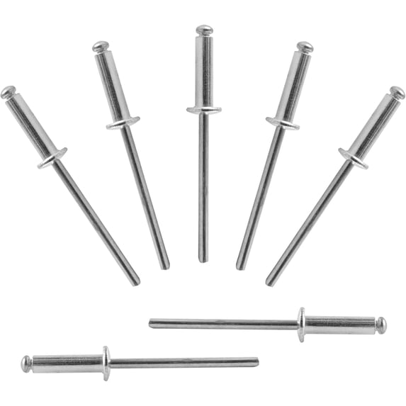 CERPXFF-200 Pcs 1/8" x 1/2" Aluminum Blind Rivets,3.2 x 12mm Pop Rivets ...