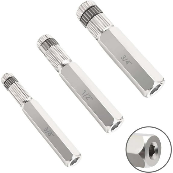 CERPXFF-2026 Upgrade 3-Piece Internal Pipe Wrench Set, Pipe Nipple ...