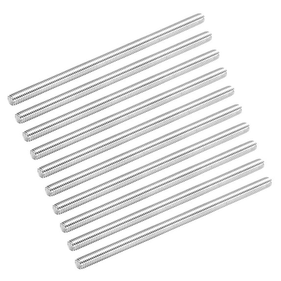 CERPXFF-20Pack Fully Threaded Rod M5 x 100mm 0.8mm Thread Pitch 304 ...