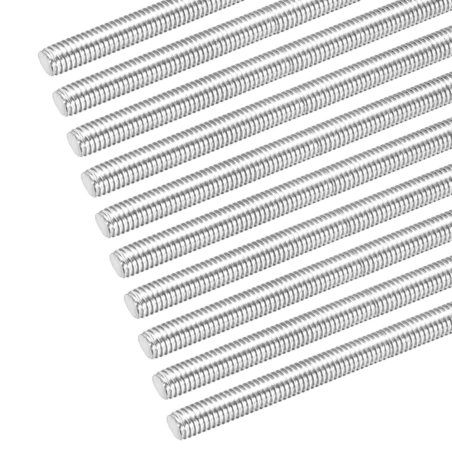 CERPXFF-20Pack Fully Threaded Rod M6 x 180mm 1mm Thread Pitch 304 ...