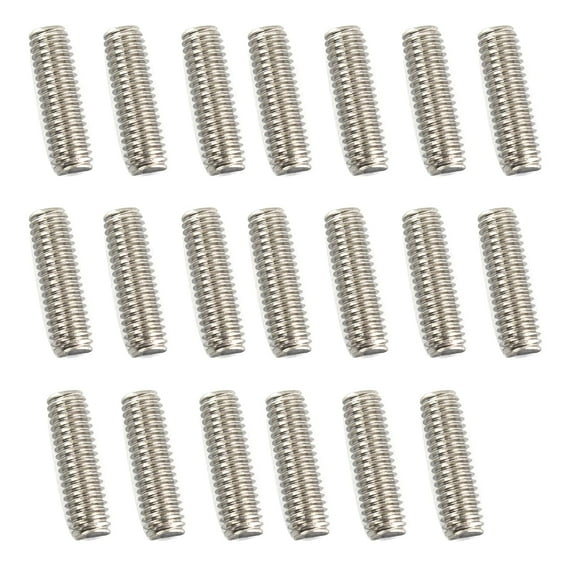 CERPXFF-20Pcs M6x20 Stainless Steel Fully Threaded Screw Rod Stud ...