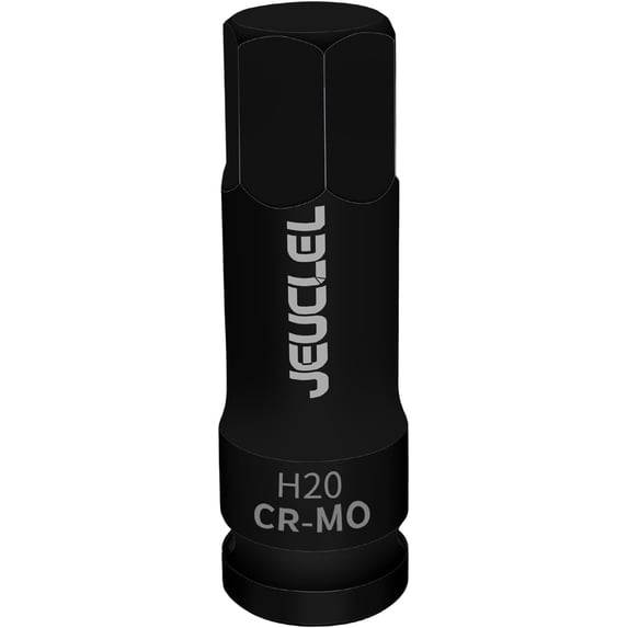 CERPXFF-20mm Hex Impact Bit Socket, H20 1/2-Inch Impact Drive Allen ...